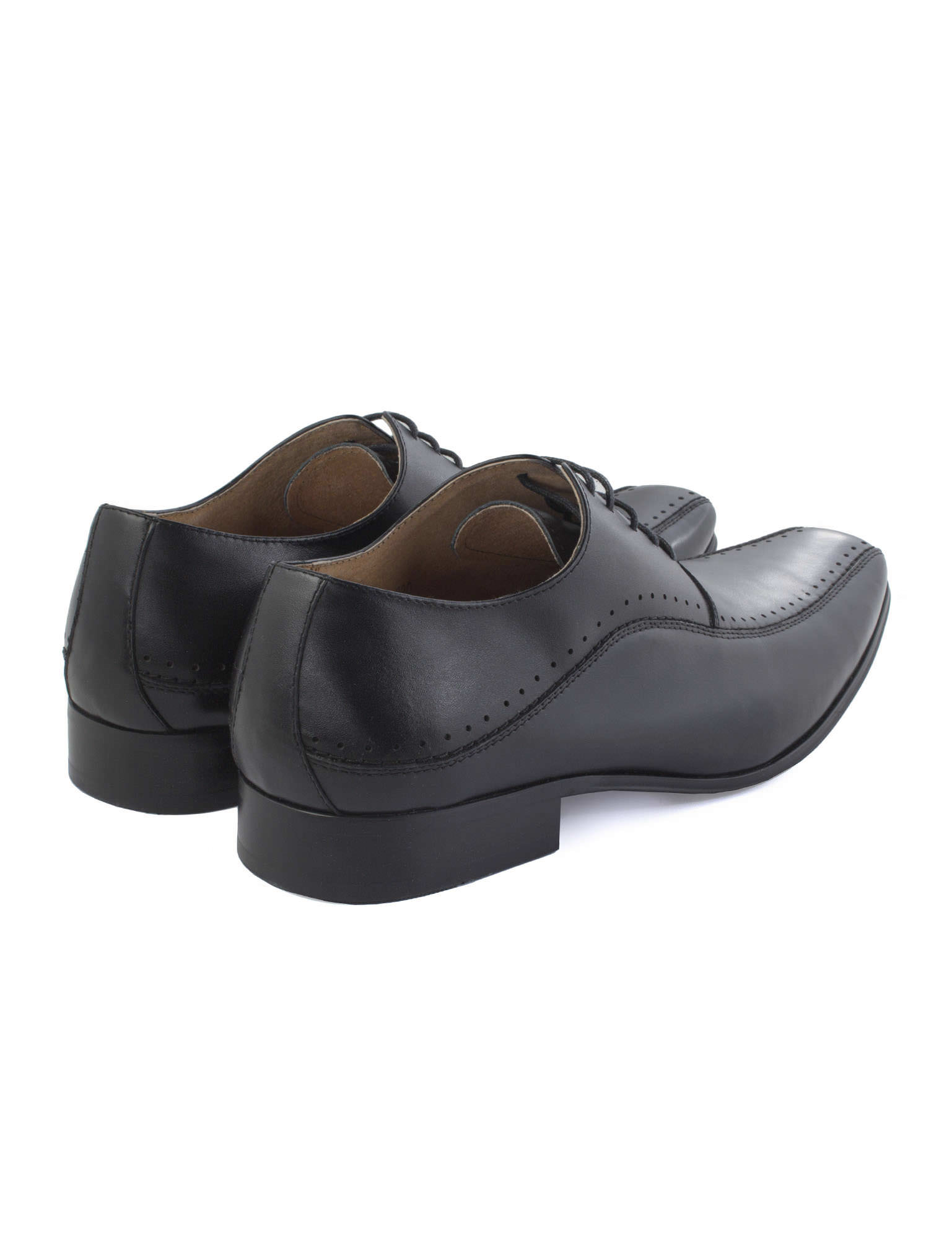 Jeff Banks JEFF BANKS BLACK DERBY TRAM LEATHER SHOE- currently ...