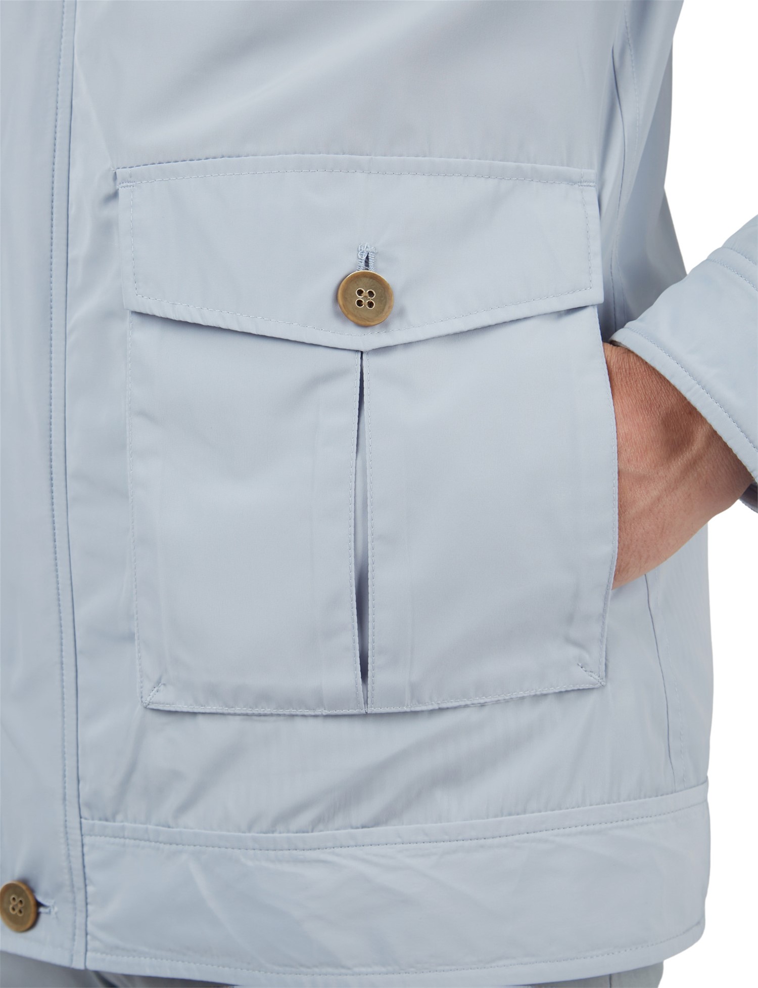 Jeff Banks Light Blue Task Jacket | Jeff Banks