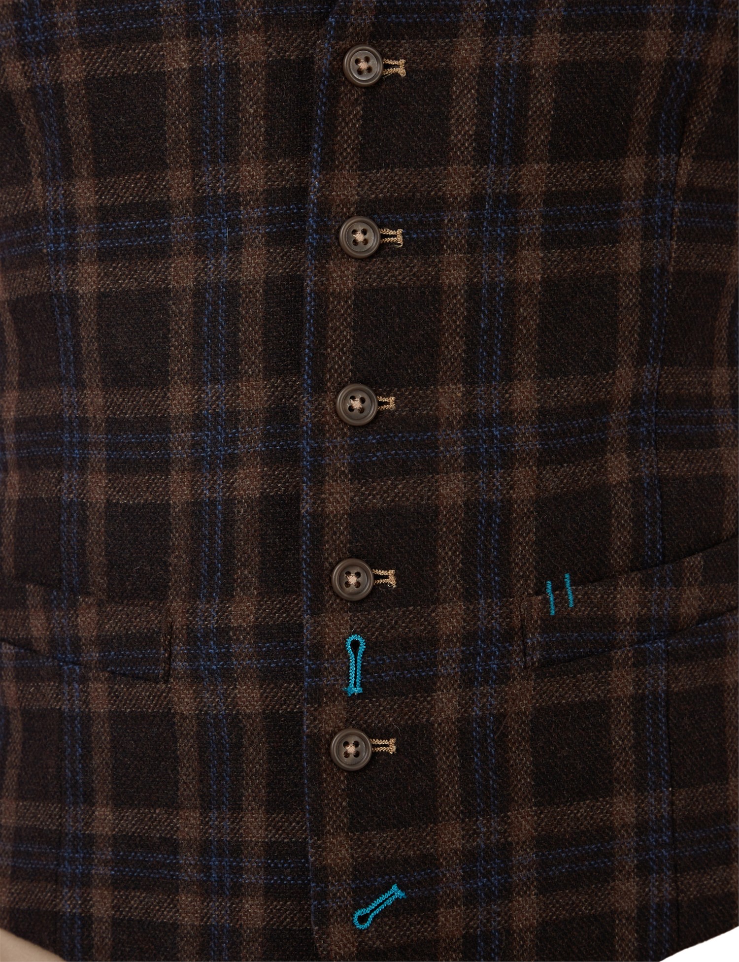 Jeff Banks Brown And Blue Tailored Blazer | Jeff Banks