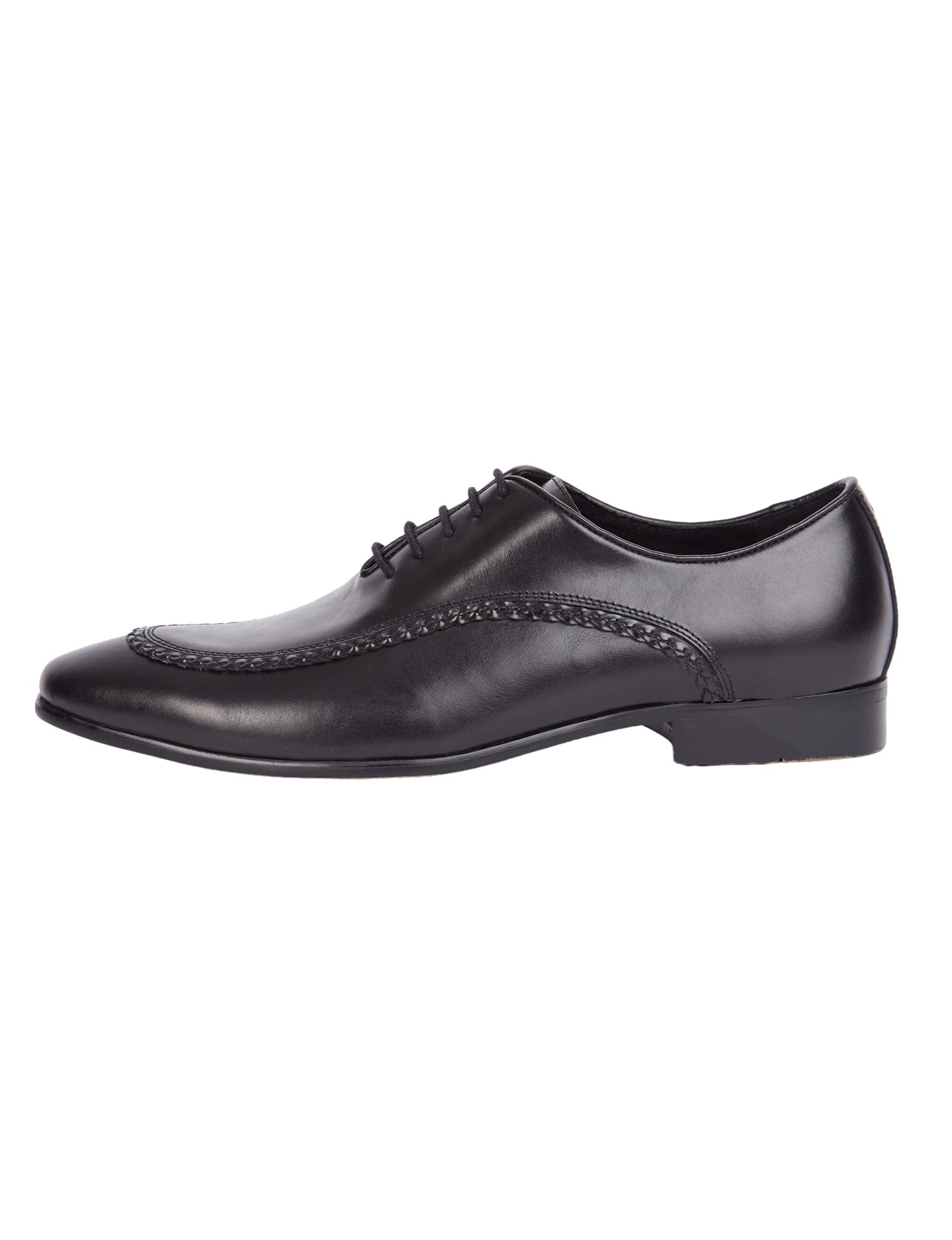 Jeff Banks Jeff Banks Black Plait Detail Formal Shoe- currently ...