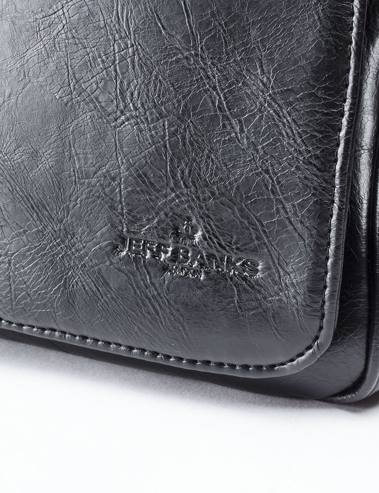 Jeff Banks London Black Messenger Bag- currently unavailable | Jeff Banks